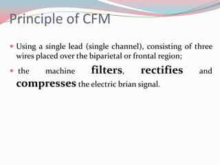 neonatal cerebral function monitoring | PPTX