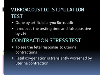 Antenatal fetal surveillance | PPTX