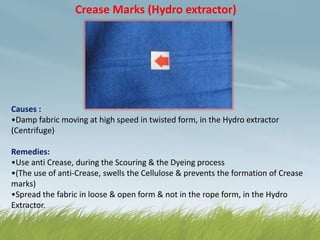 Knit Dyeing Faults | PPTX