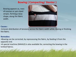 Knit Dyeing Faults | PPTX