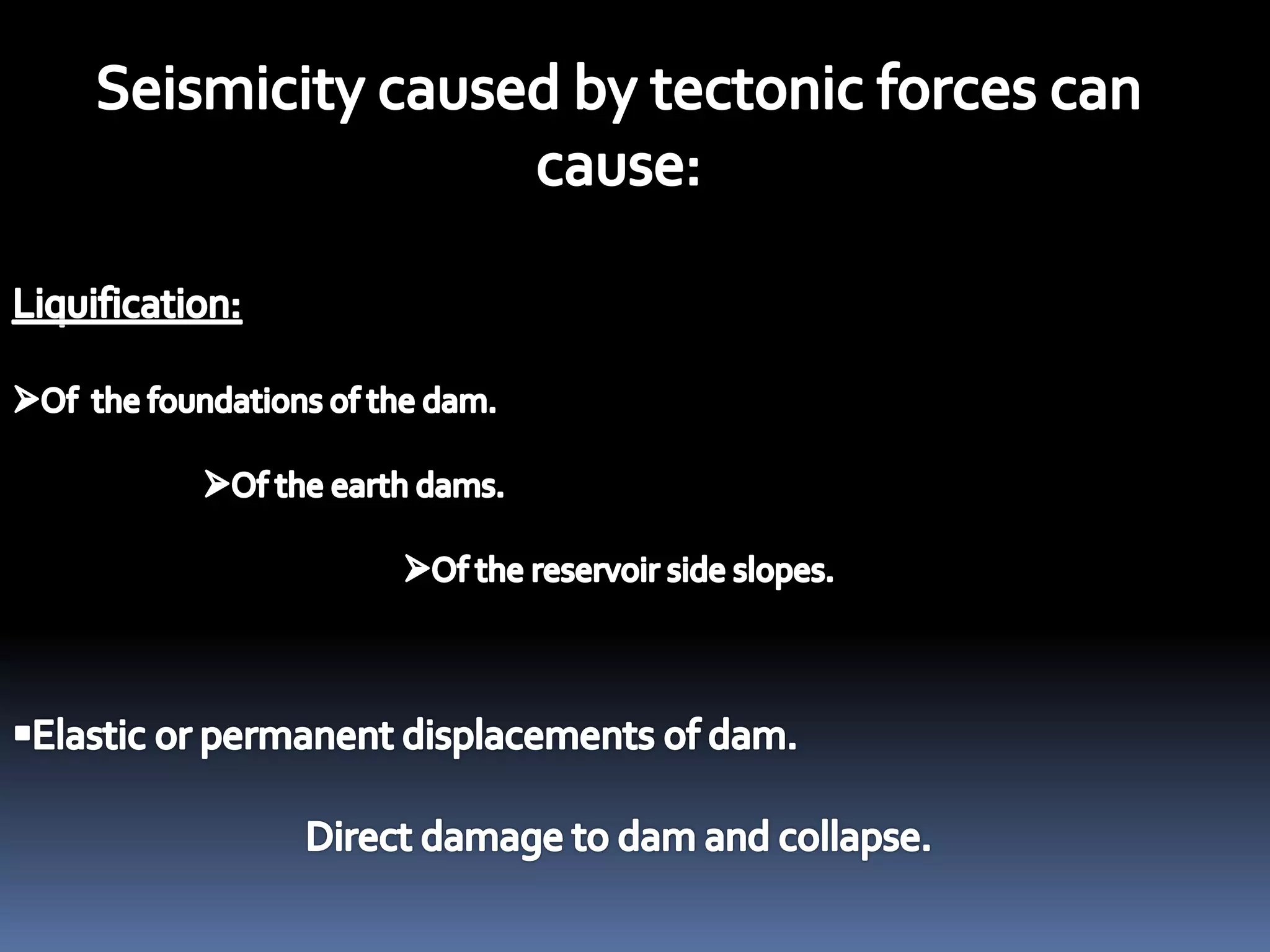 geotechnical failures of dam | PPT