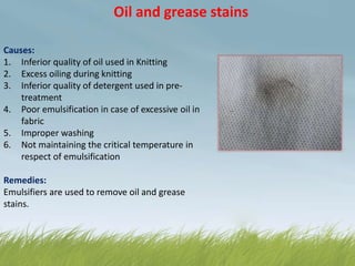 Knit dyeing faults And Remidies | PPTX