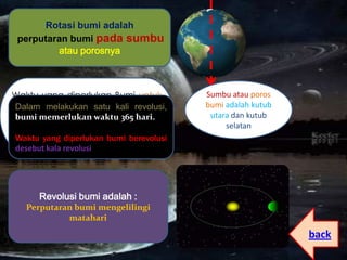 peristiwa gerak bumi | PPTX