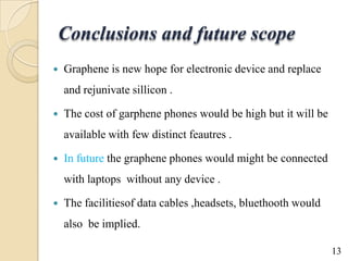 Graphene mobile phone | PPT