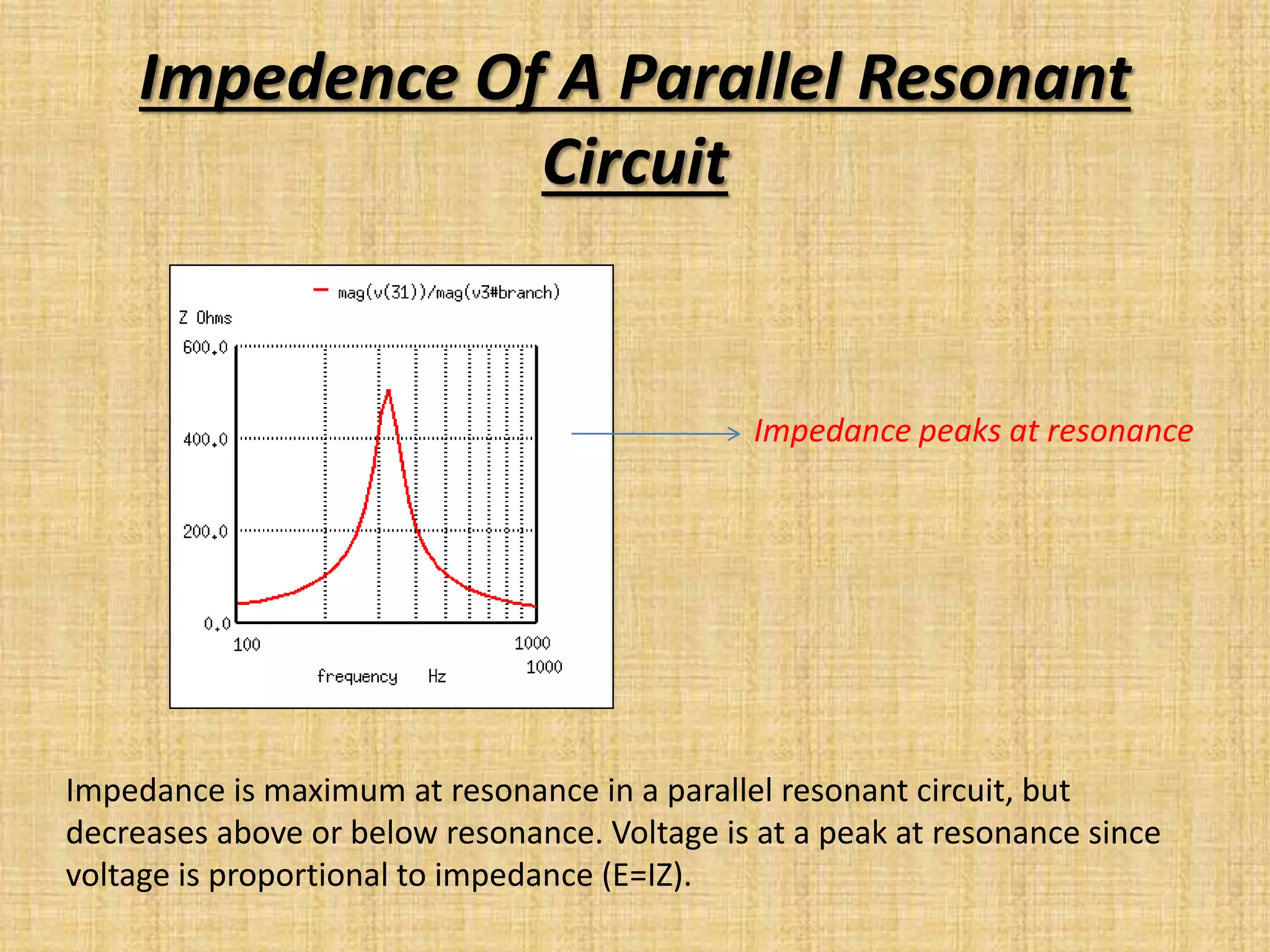 Resonance in parallel rlc circuit | PPTX