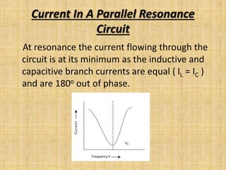 Resonance in parallel rlc circuit | PPTX