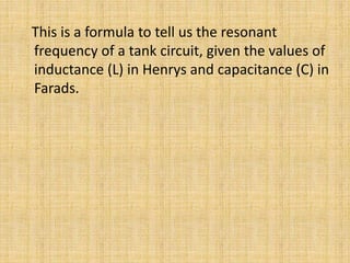 Resonance in parallel rlc circuit | PPTX