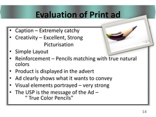 Evaluation of advertisement | PPTX