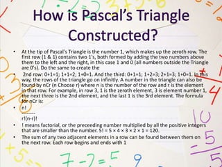 Pascal Triangle | PPTX