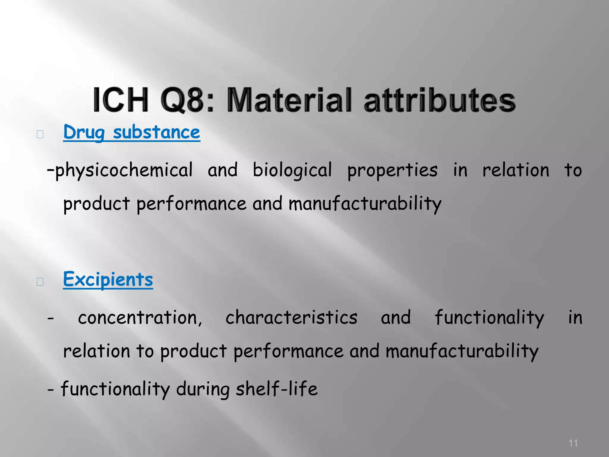 ICH Guideline Q8 Pharmaceutical Development | PPTX