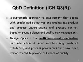 ICH Guideline Q8 Pharmaceutical Development | PPT