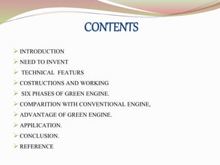 green engine | PPT