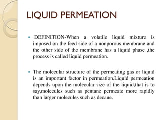 gas and liquid permeation | PDF