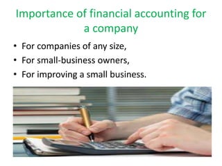 Importance of accounting | PPTX