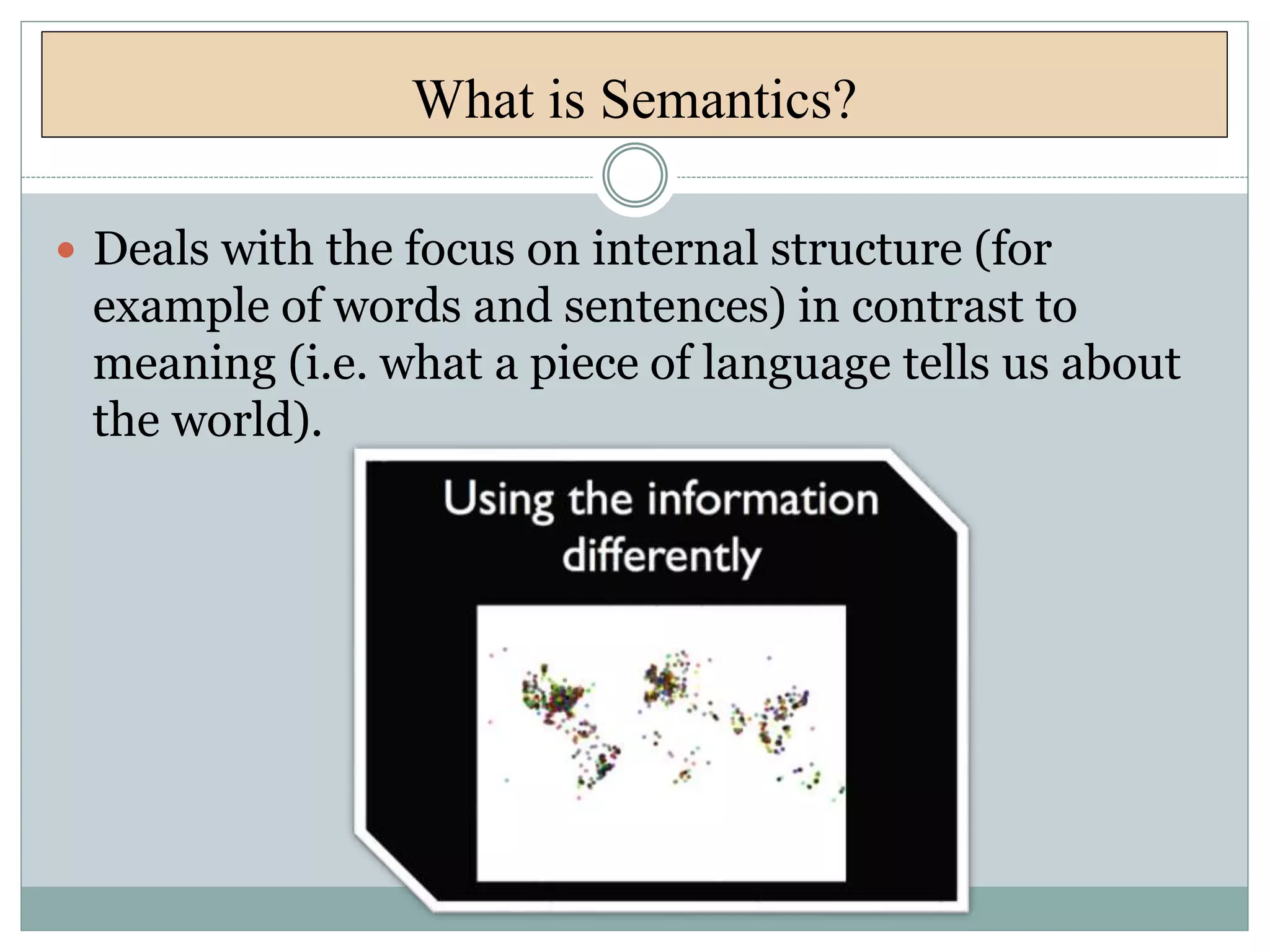 Word Fields in semantics | PPTX