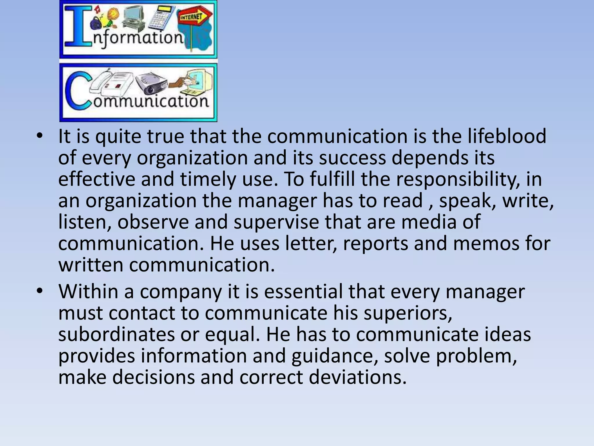 The Role of Communication in Business | PPT