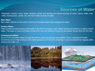 water supply and irrigation | PPTX