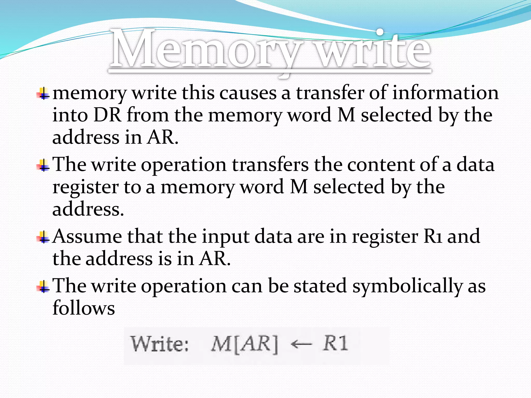 bus and memory tranfer (computer organaization) | PPTX