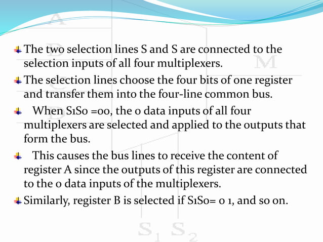 bus and memory tranfer (computer organaization) | PPTX | Data Storage and Warehousing | Computing