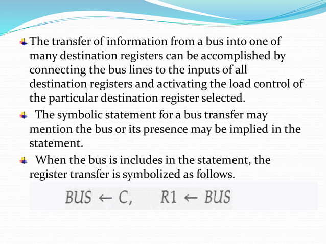 bus and memory tranfer (computer organaization) | PPTX | Data Storage and Warehousing | Computing