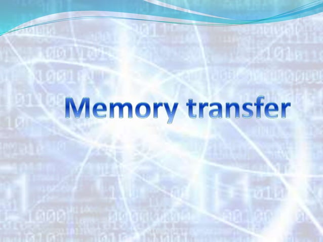 bus and memory tranfer (computer organaization) | PPTX | Data Storage and Warehousing | Computing