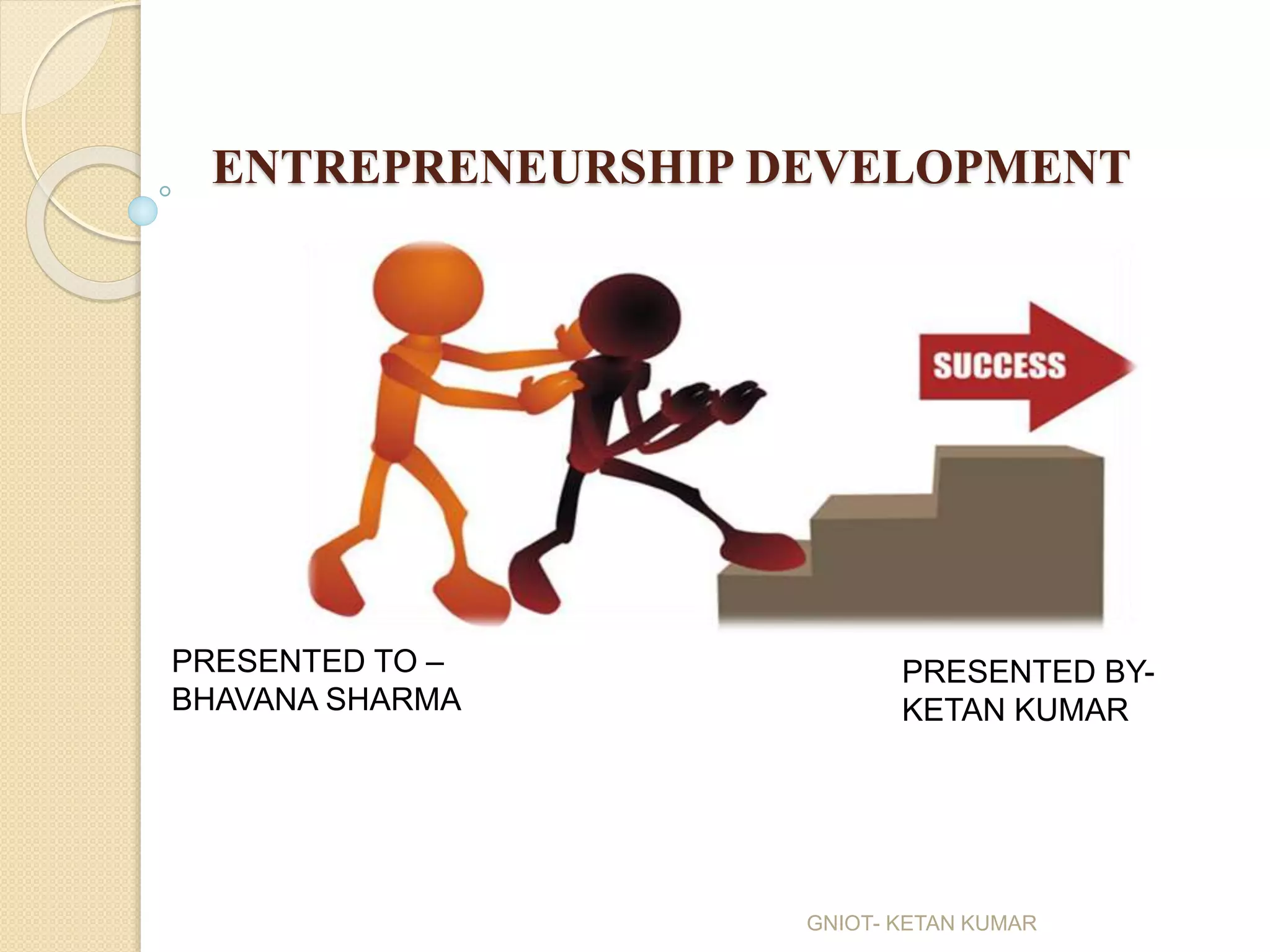 Entrepreneurship Development | PPTX