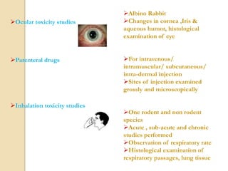 animal toxicity studies | PPTX