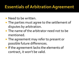 Arbitration | PPTX