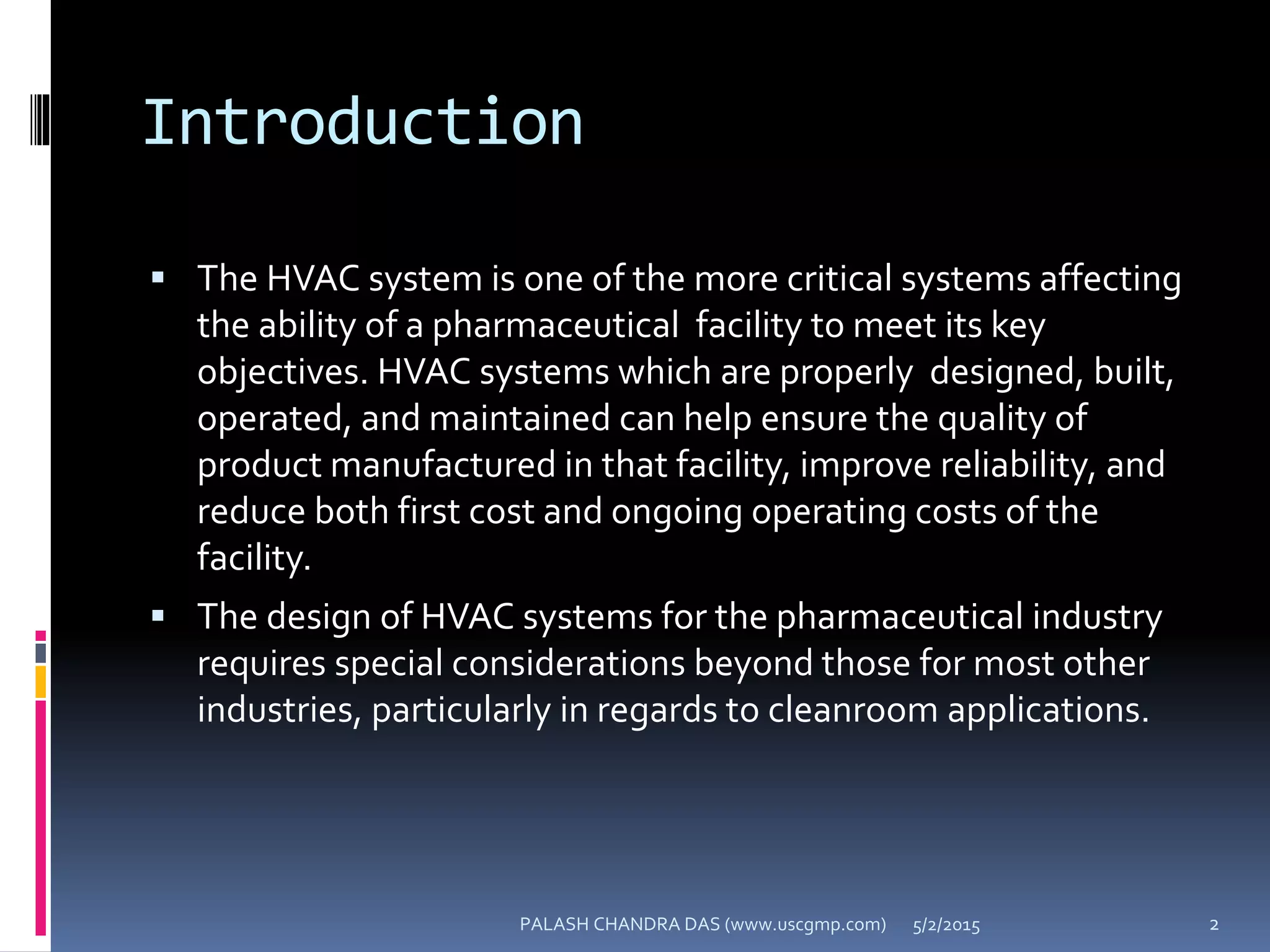 Pharmaceutical HVAC (Heating, ventilating, and air conditioning; also ...