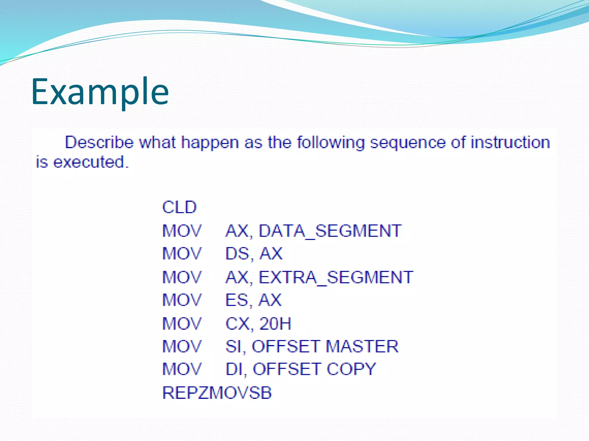 Subroutine & string in 8086 Microprocessor | PPTX