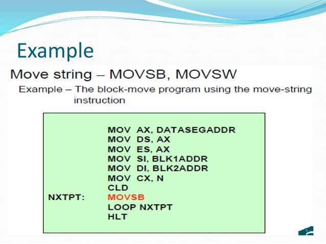 Subroutine & string in 8086 Microprocessor | PPTX