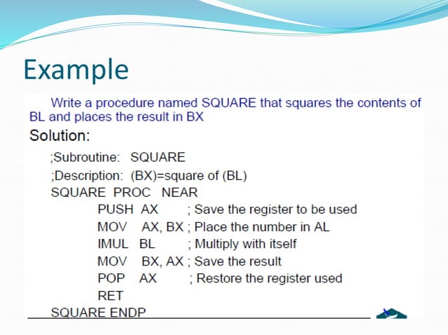 Subroutine & string in 8086 Microprocessor | PPTX