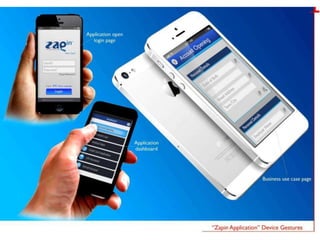 ZapIN Mobile App_Design Documentation | PPTX