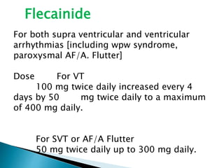 ANTI ARRHYTHMIC DRUGS 1 toufiqur rahman | PPSX
