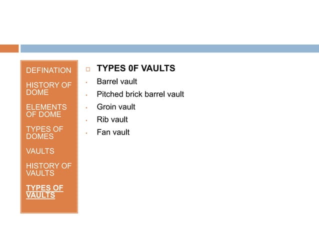 dome and vault | PPTX | Geology | Science