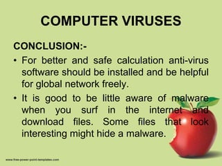 computer viruses power point presentation | PPT