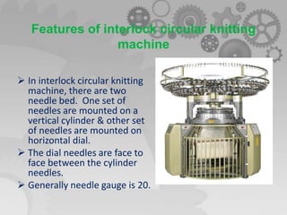 Weft Knitting Machine | PPTX