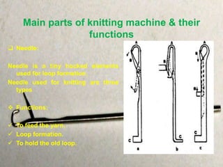 Weft Knitting Machine | PPTX