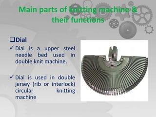 Weft Knitting Machine | PPTX
