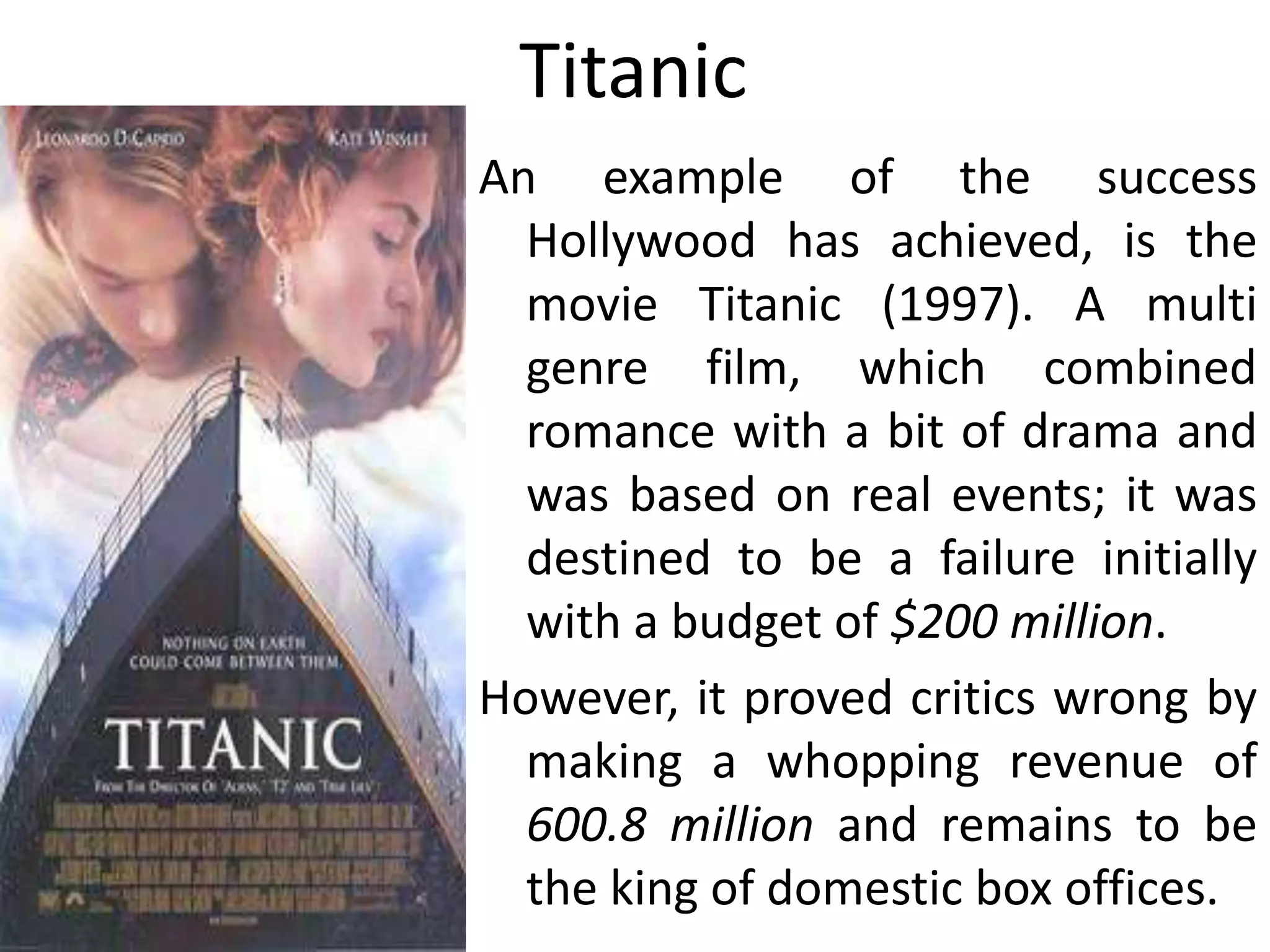 A Research on the Hollywood Film Industry | PPT