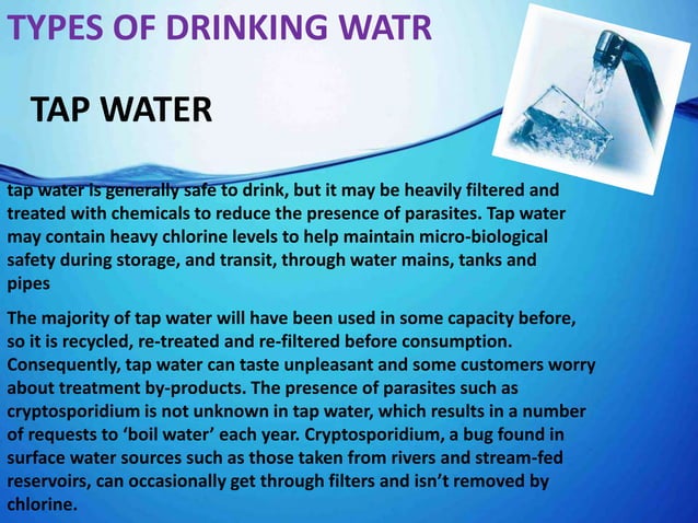 drinking water | PPT