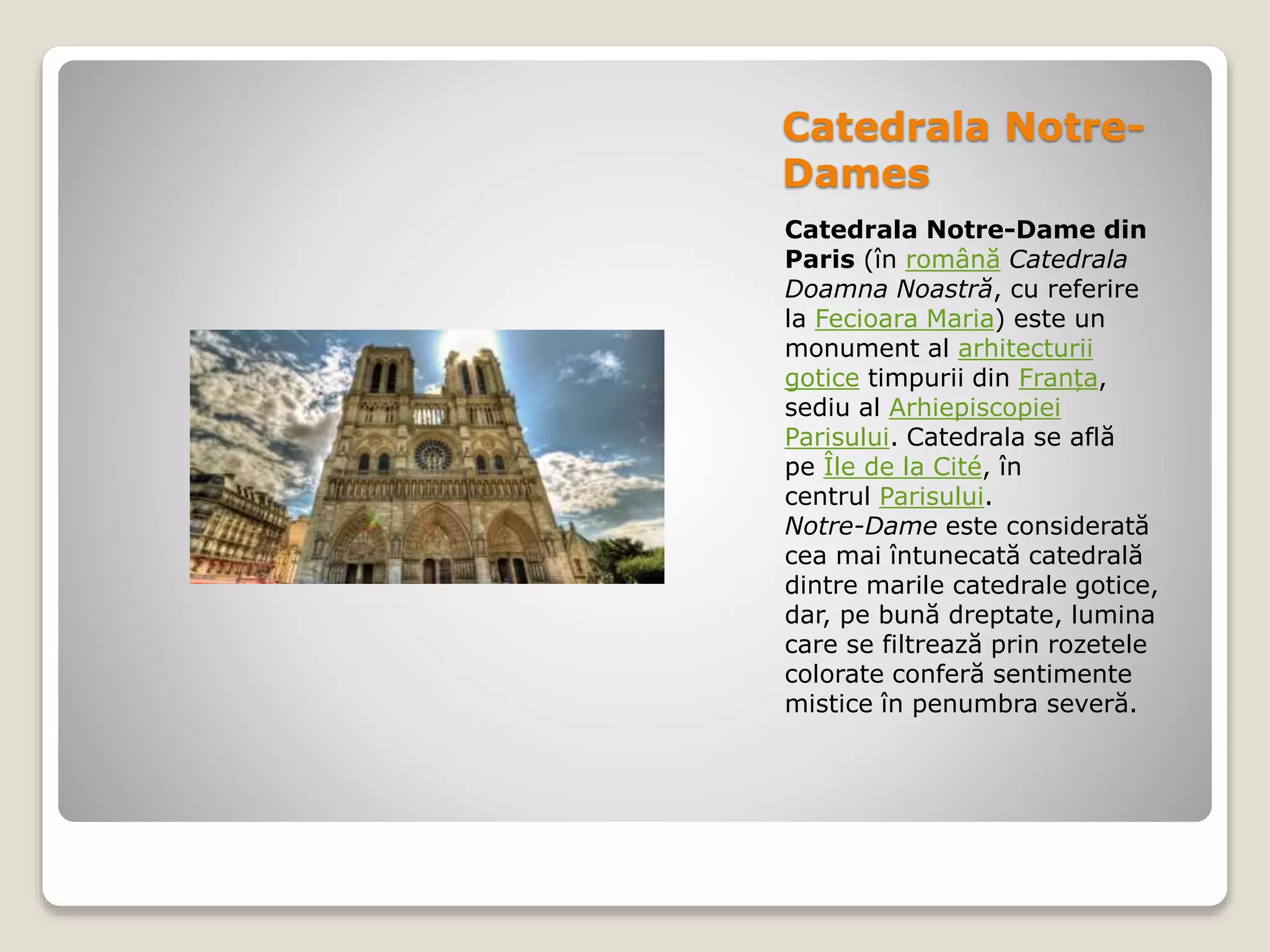 Monumentele Frantei | PPT