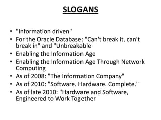 Oracle Corporation | PPTX