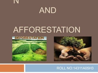 Afforestation And Deforestation Models