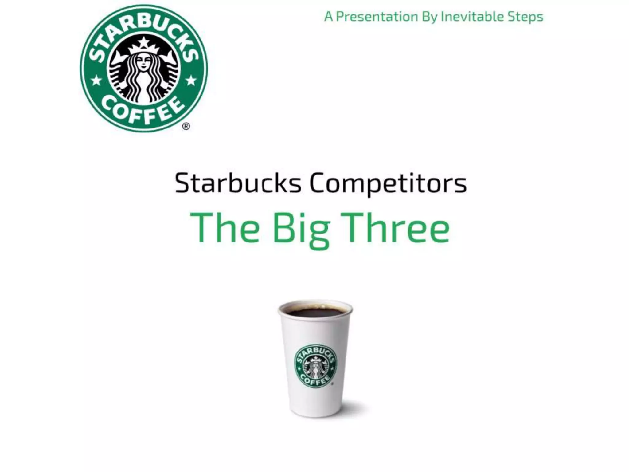 Starbucks Competitors: The Big Three | PPTX