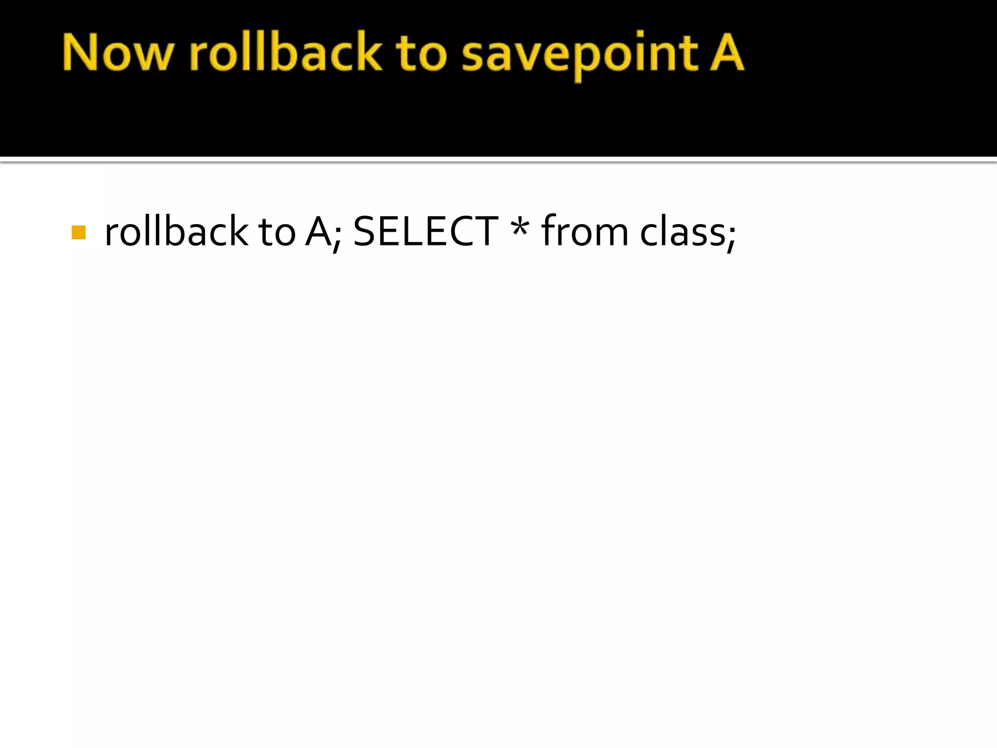 Dml Ddl Dcl Drldql And Tcl Statements In Sql With Examples Ppt