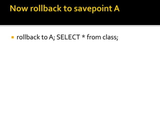 DML, DDL, DCL ,DRL/DQL and TCL Statements in SQL with Examples | PPTX