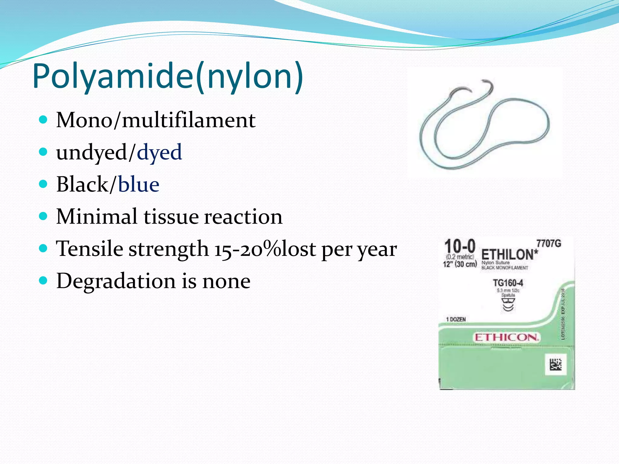 sutures and needles in ophthalmology | PPTX