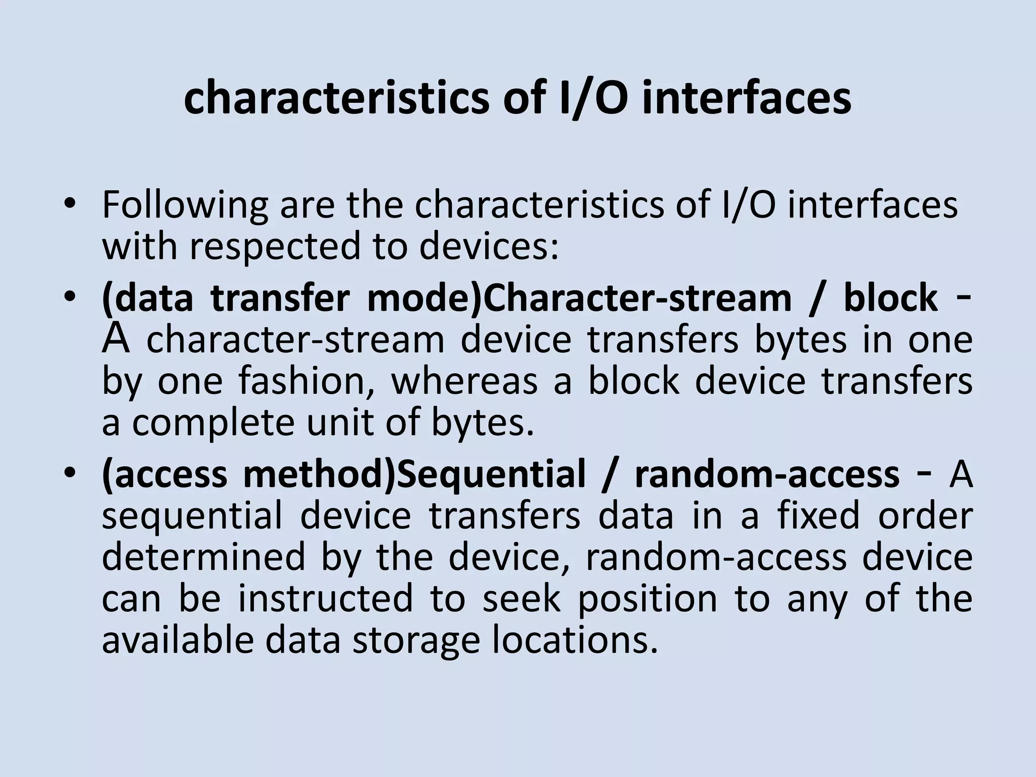 i/o interface | PPTX