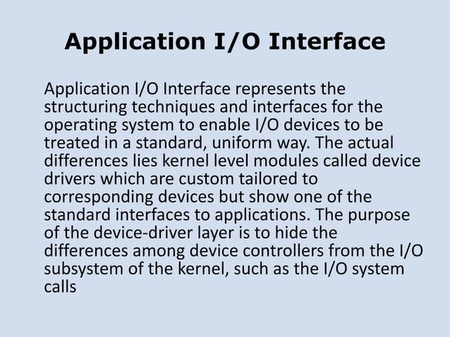 i/o interface | PPTX